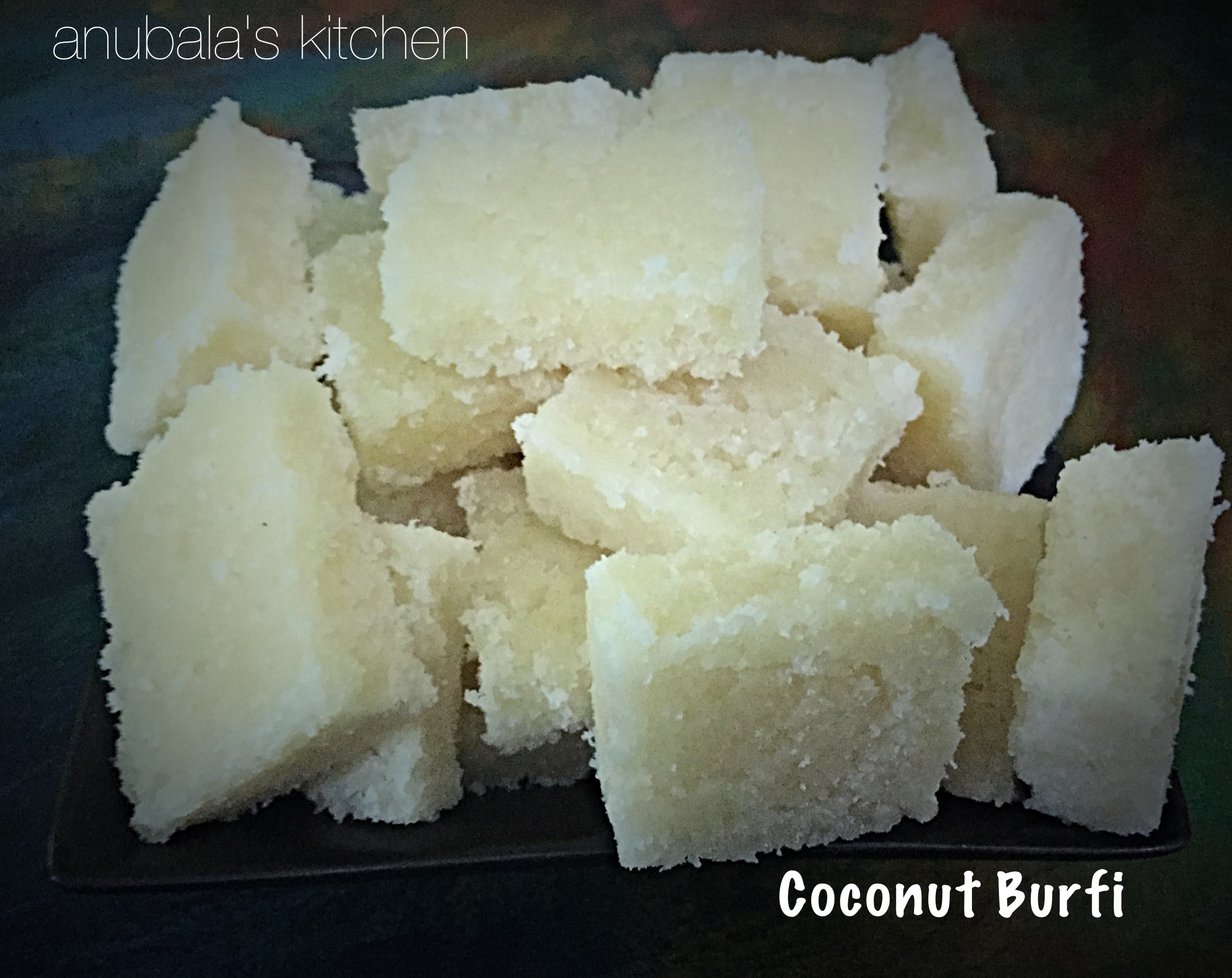 Coconut Burfi – anubala's kitchen