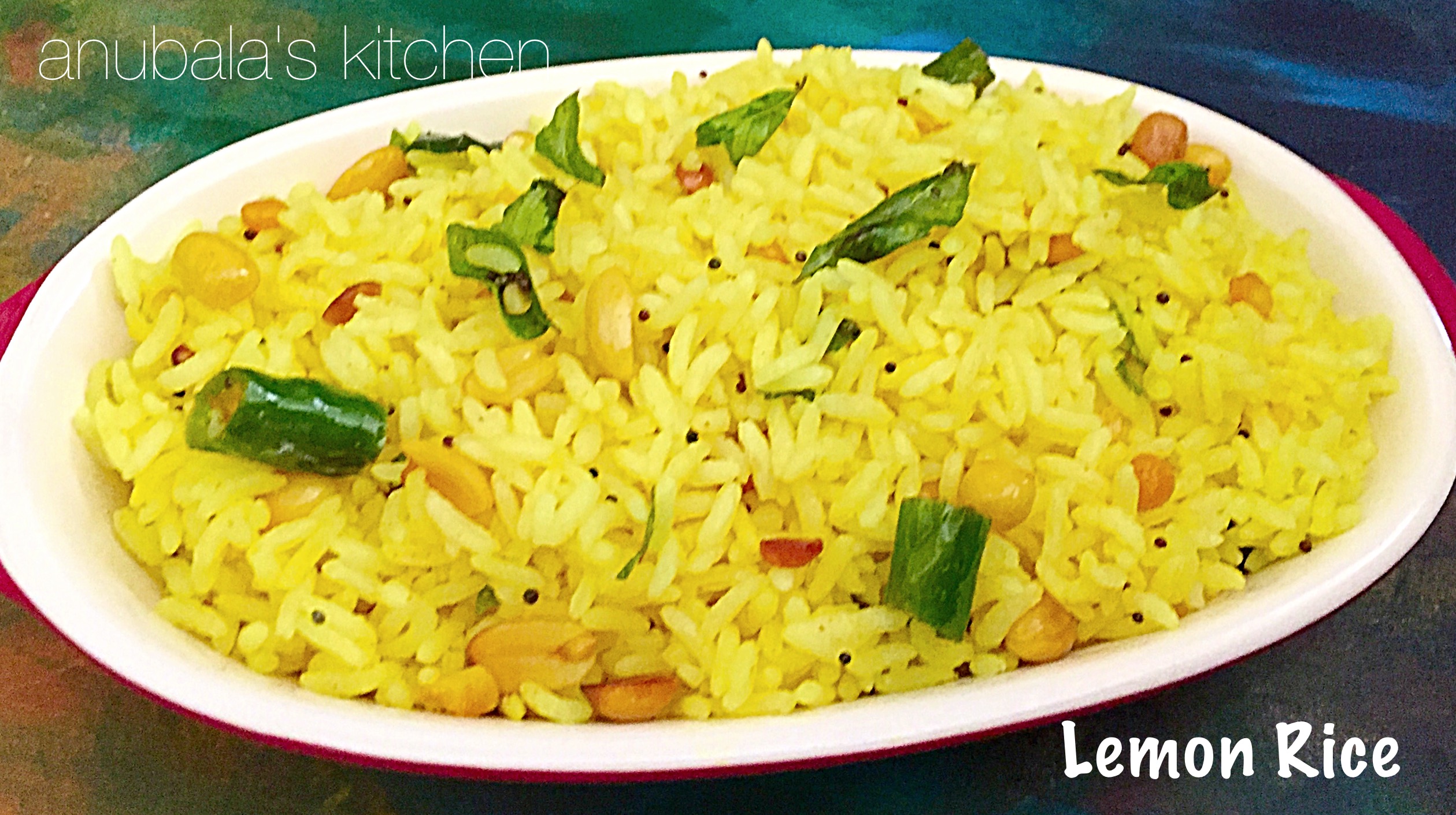 Lemon Rice – anubala's kitchen