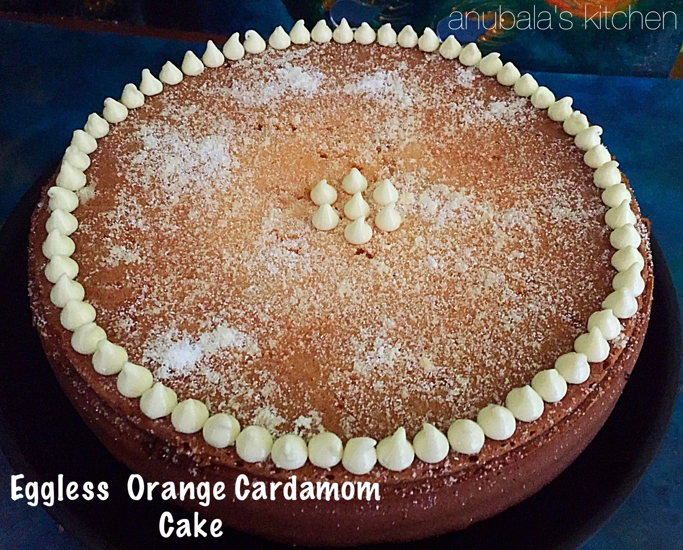 Eggless Orange Cardamom Cake – anubala's kitchen