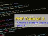 Php Tutorial 2 Create A Simple Login Page Part 1 Source Code