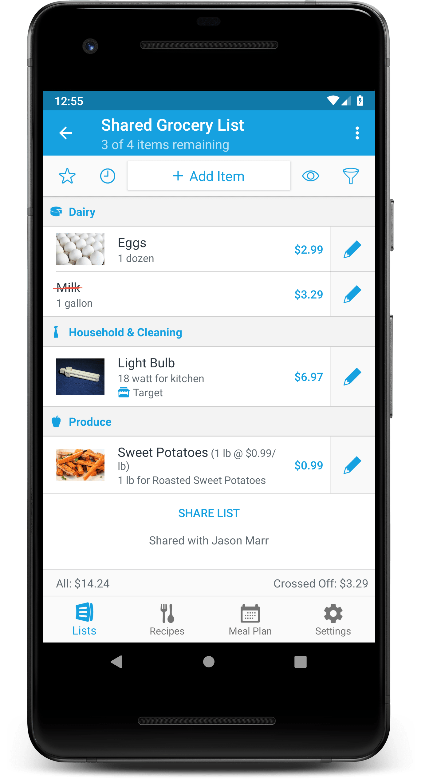 Anylist For Android