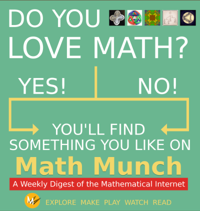Math Munch is something to chew on | The Aperiodical