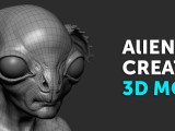 Alien Creature 3d Model Flippednormals