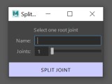 Split Joint Maya Script Flippednormals