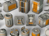 Industrial Kitbash 12 100 Pieces Flippednormals