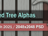 Stylized Tree Alphas Flippednormals