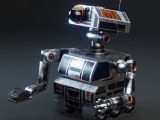 Sci Fi Construction Robot Blender Flippednormals