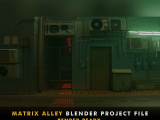 Matrix Alley Blender Project File Flippednormals