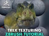 Texturing A Trex In Zbrush Flippednormals