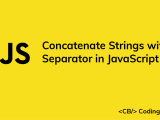 How To Concatenate Strings With A Separator In Javascript Coding Beauty