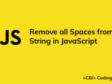 How To Remove All Spaces From A String In Javascript Coding Beauty