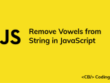 How To Remove All Vowels From A String In Javascript Cb