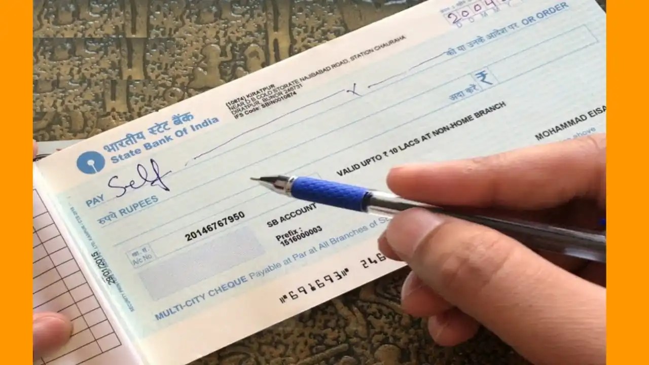 सेल्फ चेक काय असते ? Cheques (धनादेश) सेल्फ चेक कसे भरायचे - How To ...