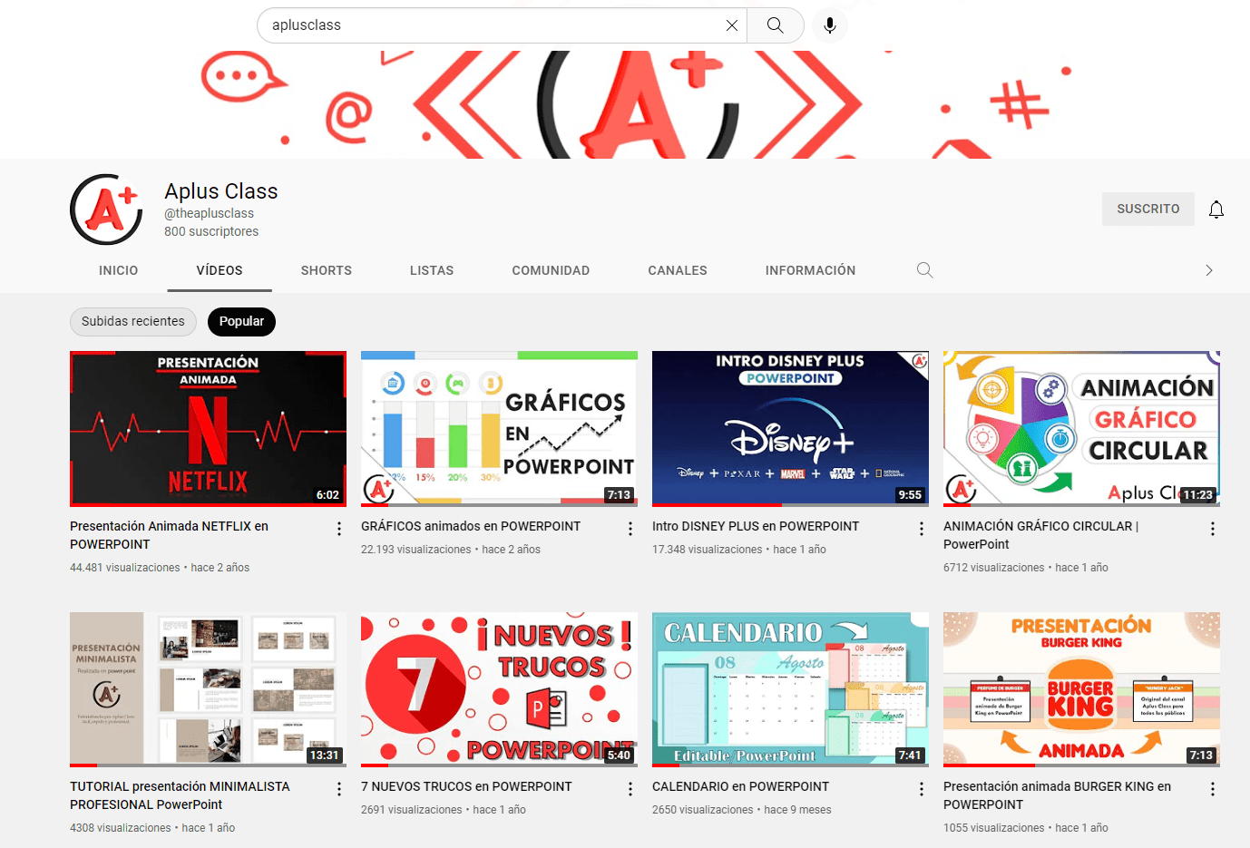 Presentaciones PowerPoint - Aplus Class