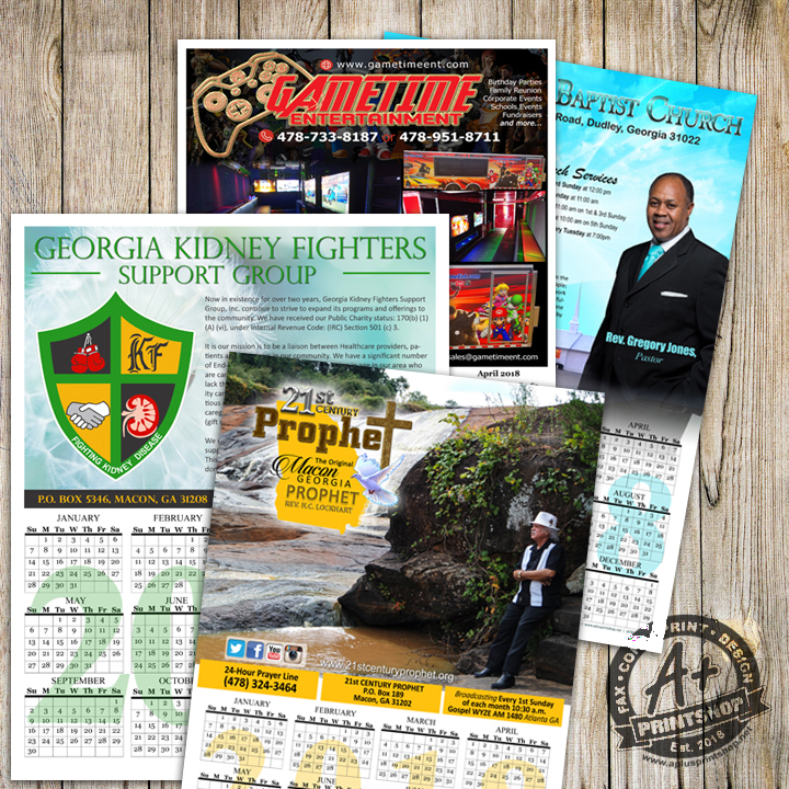Custom Calendars by A+ Printshop – A Plus Print Shop