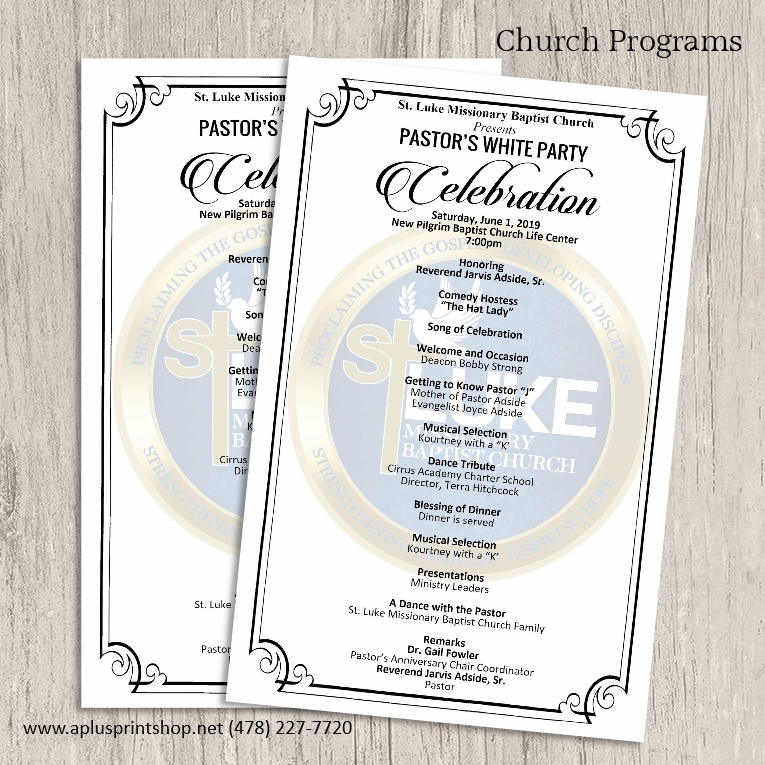 church programs – A Plus Print Shop