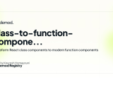 Class To Function Component Codemod Registry