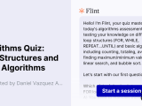 Algorithms Quiz Loop Structures And Basic Algorithms Flint