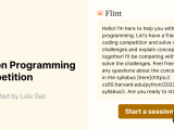 Python Programming Competition Flint