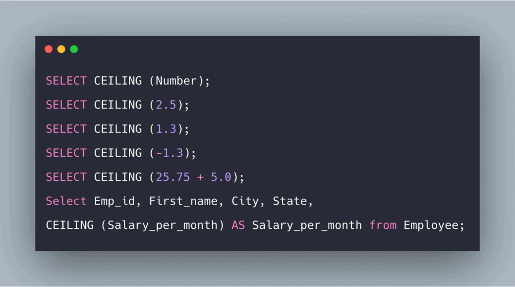 What Is Ceil And Floor In Sql | Viewfloor.co