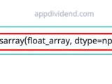 How To Convert Numpy Array Of Floats To An Array Of Integers