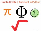 How To Create A Constant In Python