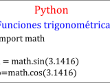 Python Math Sin Cos Tangent