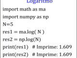 Logaritmo En Python Log Python En Cualquier Base