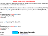 Using Shared Preferences In Android Studio