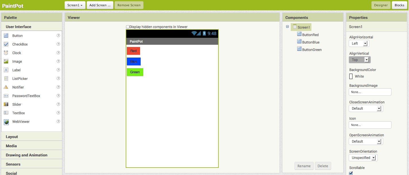 Belajar Membuat Paintpot pada AI2 Companion – Site Title