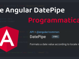Use Angular Datepipe Programmatically Appking Software Blog