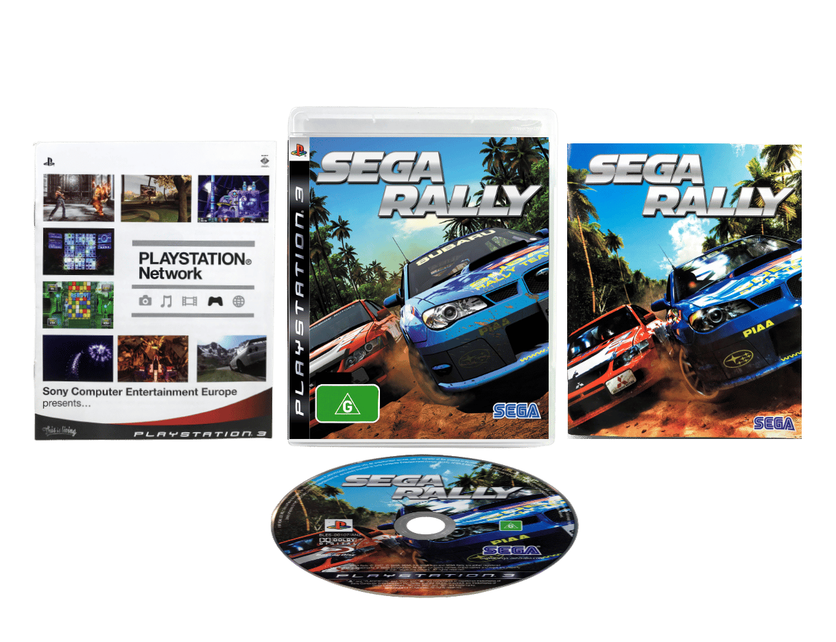 SEGA RALLY (PS3) *MINT COMPLETE* - Appleby Games
