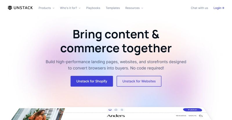 Unstack - Amazing Dark Background - Mobile