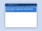 Tutorial Step By Step Belajar React Js Pemula Codepolitan