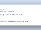 Tutorial Step By Step Belajar React Js Pemula Codepolitan