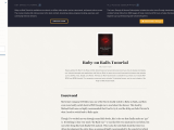 Ruby On Rails Tutorial Learn Web Development With Rails Free