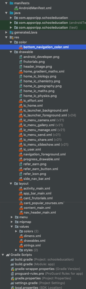 Free Multipurpose Home design with dark mode for android (Xml,Java) - App Snipp