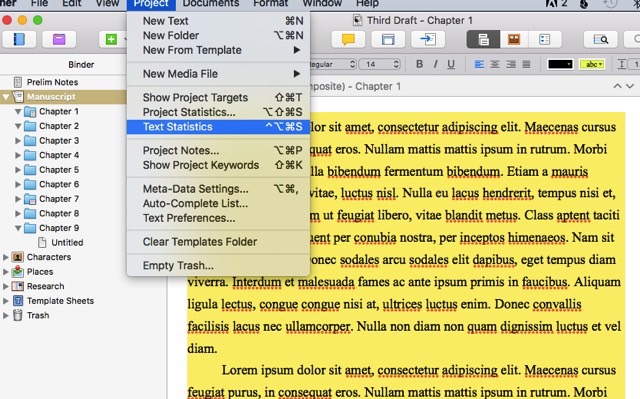 How to Use the Scrivener Word Frequency Function to Analyze Your Story
