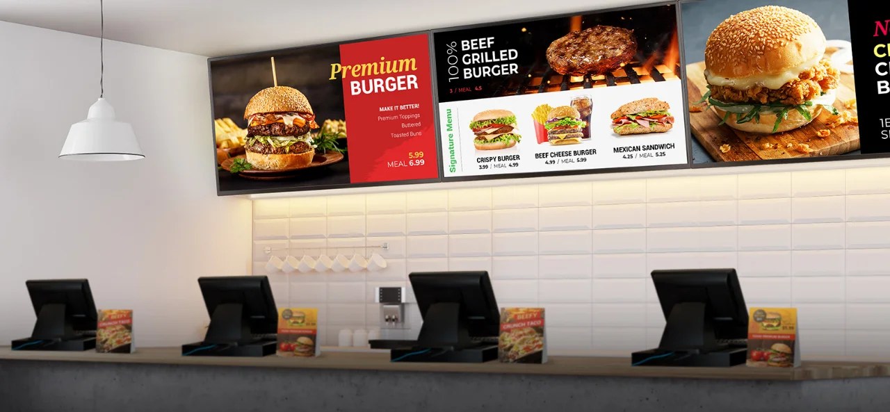 3 Beneficios Digital Signage, Diferentes Pantallas