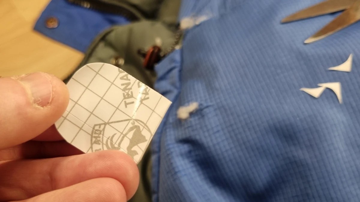 Repair patch jacket | Arc guiding