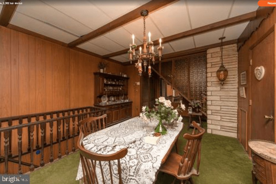 Prim 1880 Second Empire House Harbors 1960’s Time Capsule Interior ...