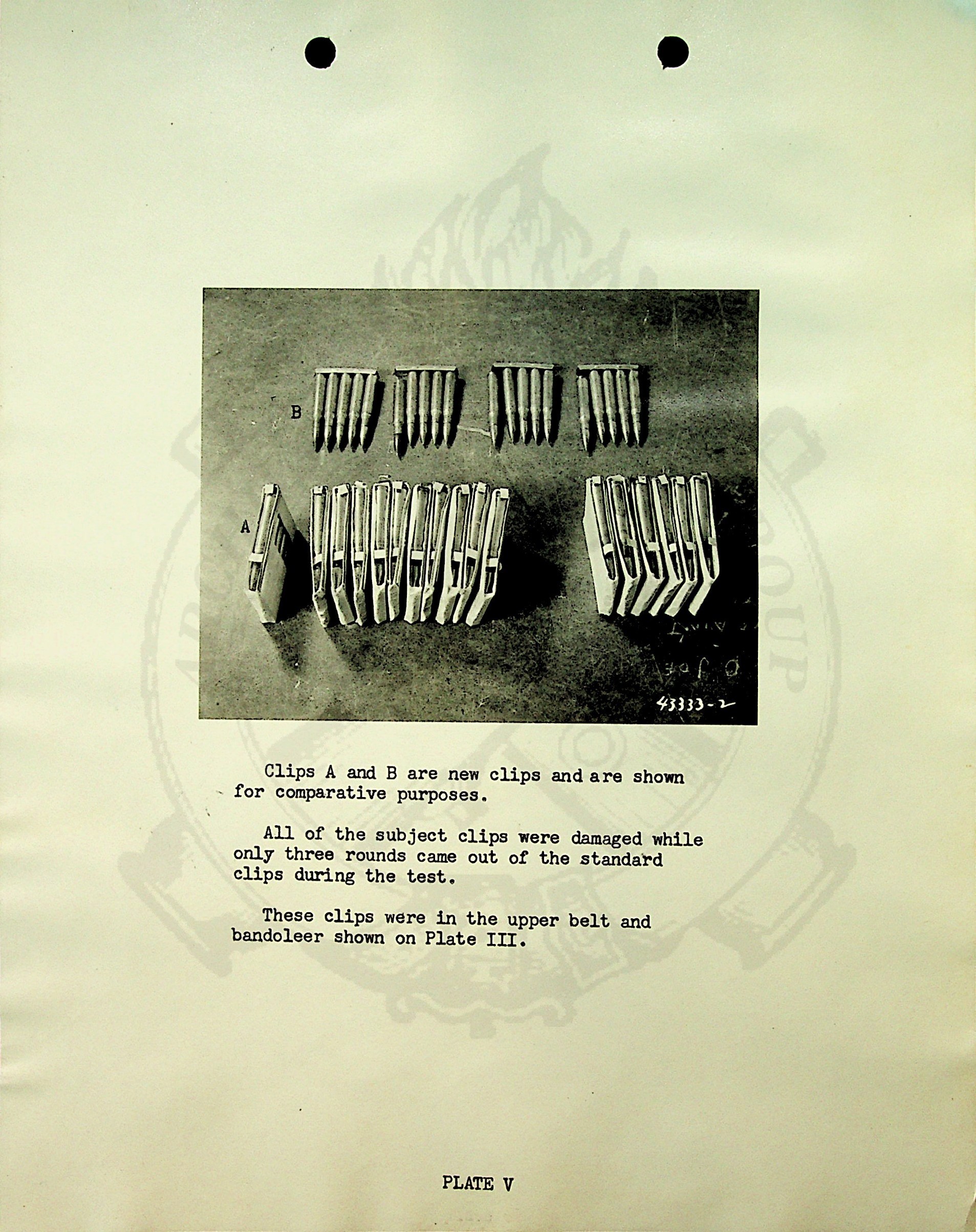 » Paper Ammunition Clips for M1903 Rifle