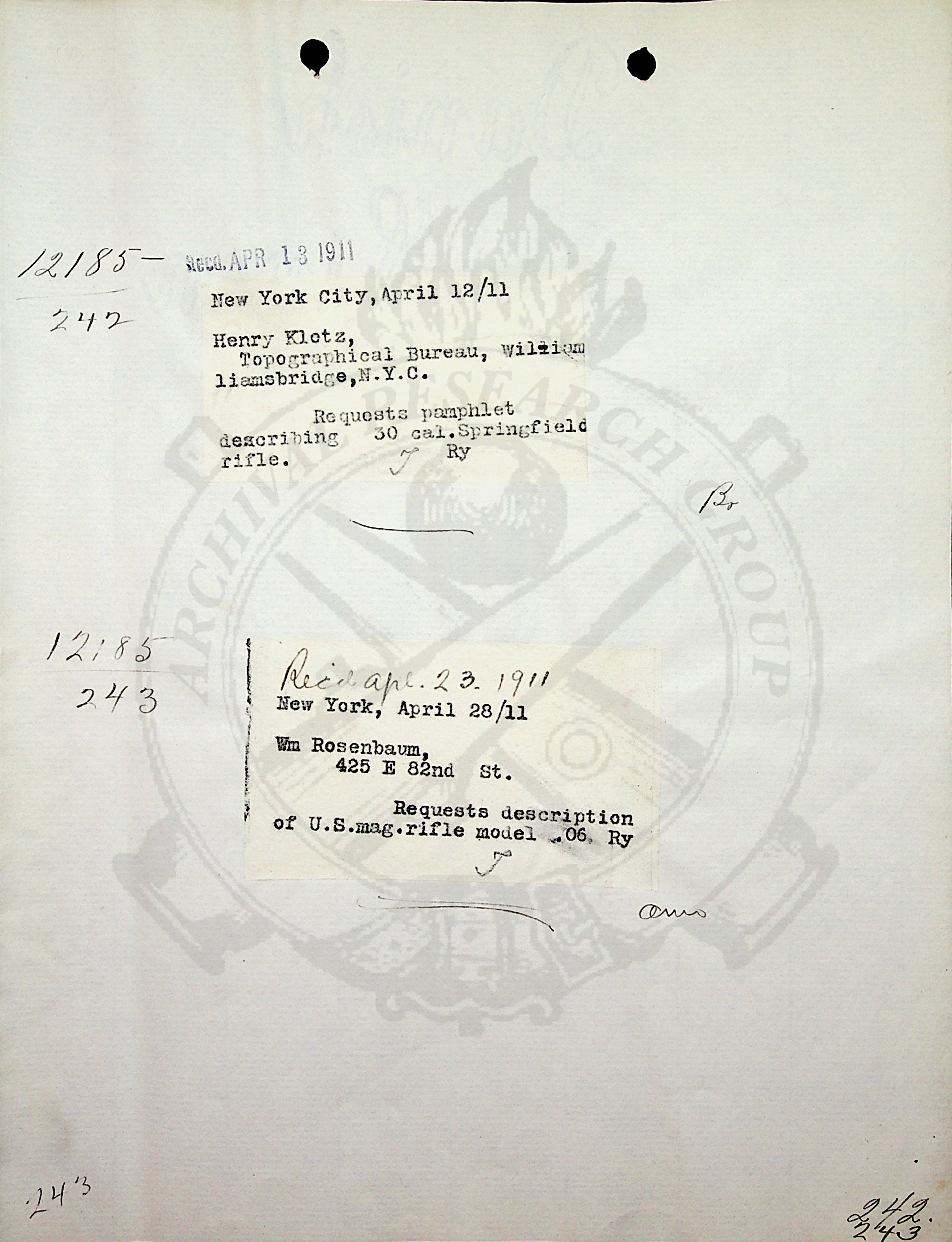 » Description and Rules of US Rifle Use