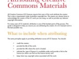 Attributing Creative Commons Materials Creative Commons Australia