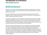 Introduction To Evaluation Transcript Alyssa Chafee Free Download