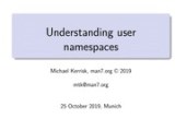 Understanding User Namespaces Michael Kerrisk Free Download Borrow