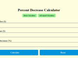 Percent Decrease Calculator Percent Change Percent Reduction