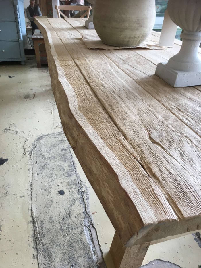 Waney Living edge oak table — Ark Vintage - Vintage, Retro, Urban ...