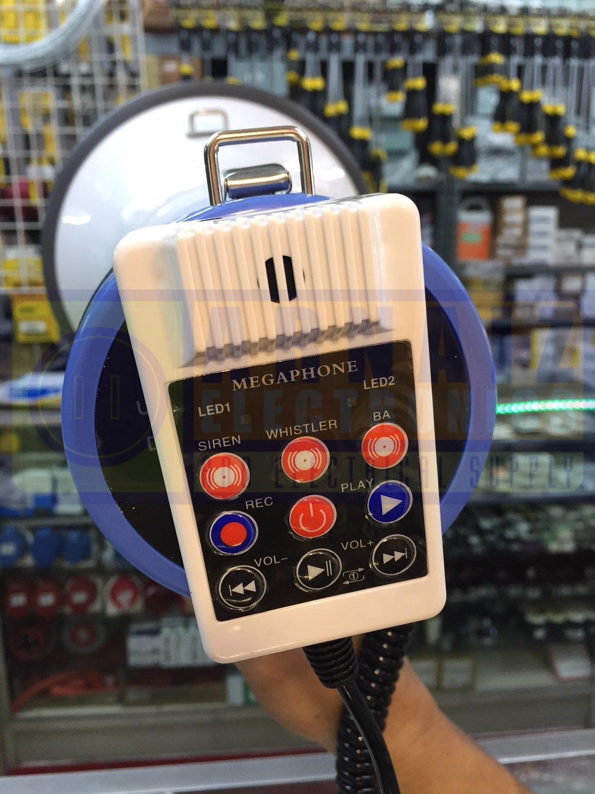 50W Rechargeable Portable Megaphone - Arnaiz Electronics and Electrical ...