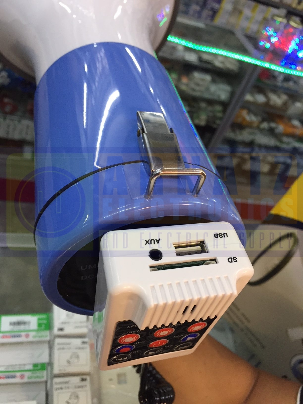 50W Rechargeable Portable Megaphone - Arnaiz Electronics and Electrical ...